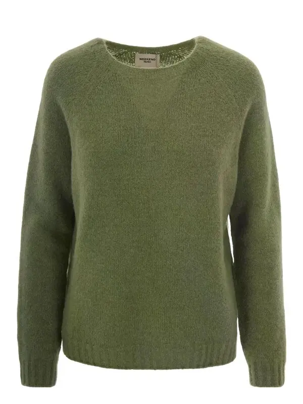 Max Mara Raglan-sleeve Sweater - Green