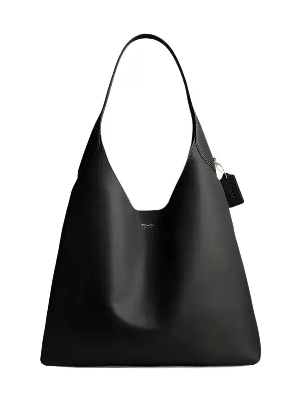 COACH Brooklyn Leather Shoulder Bag - Black