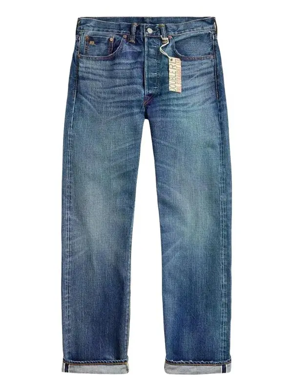 Ralph Lauren Selvedge Straight-leg Jeans - Blue