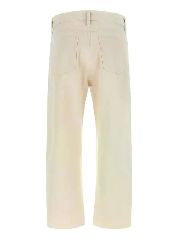 THE ROW Fortino Raw-cut Straight-leg Jeans - Neutrals