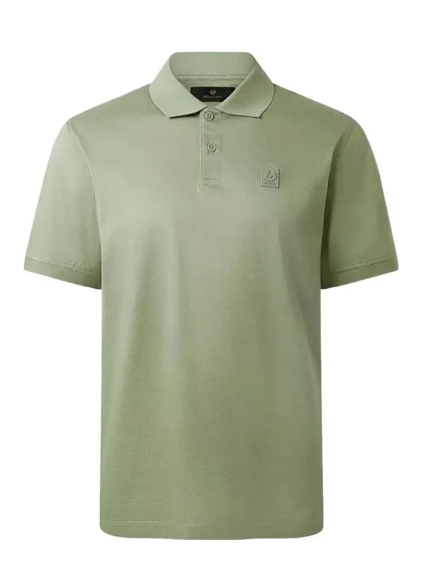 Belstaff Logo-patch Polo Shirt - Green