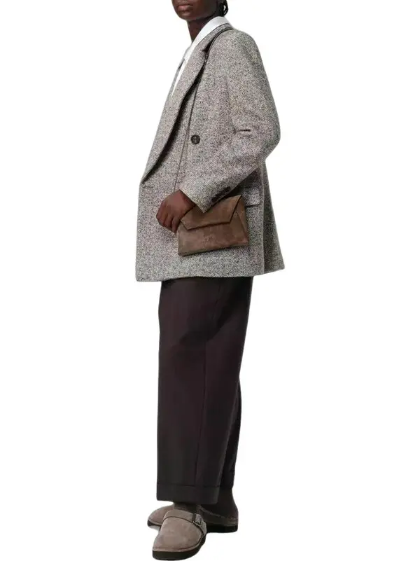 Brunello Cucinelli Monili-strap Shoulder Bag - Brown