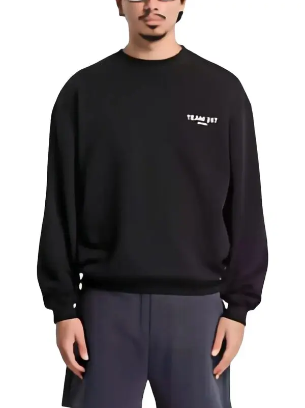 REPRESENT 247 Team Oversized Sweater - Black