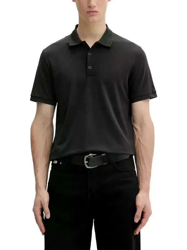 Rag & Bone Short-sleeve Polo Shirt - Black