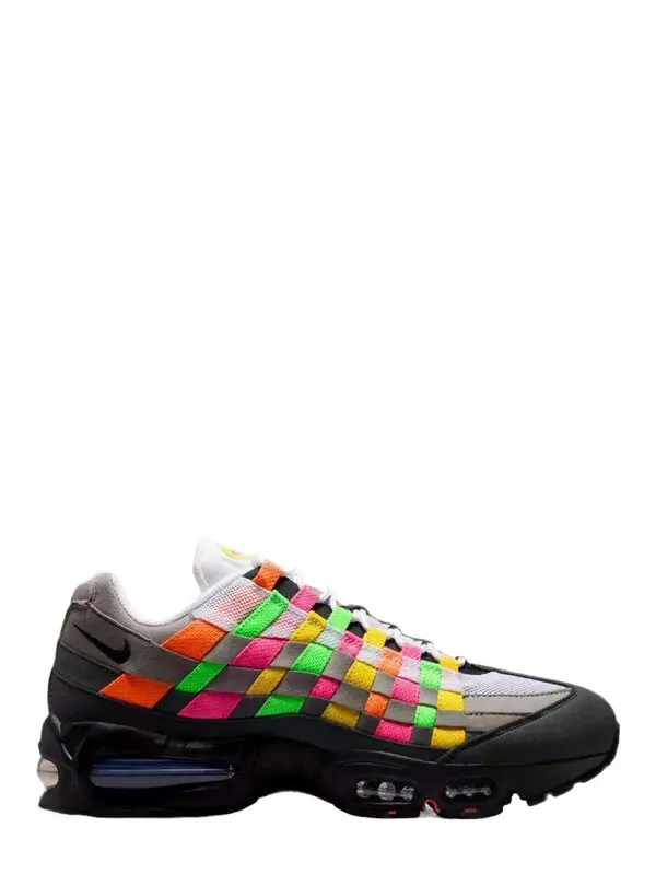 Nike Max 95 Woven Panel Sneakers - Grey