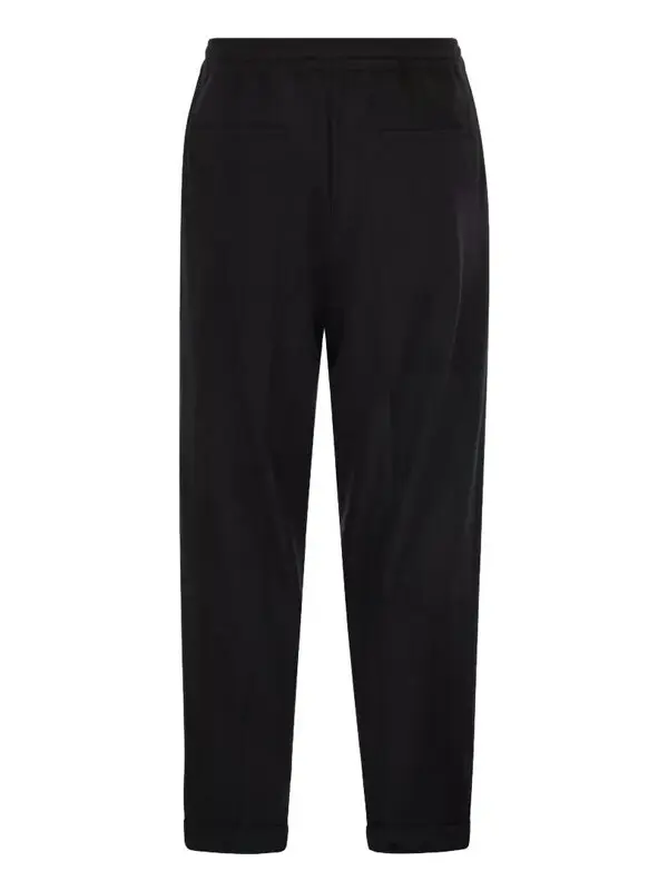 Fedeli Harvard Double-pleat Trousers - Black