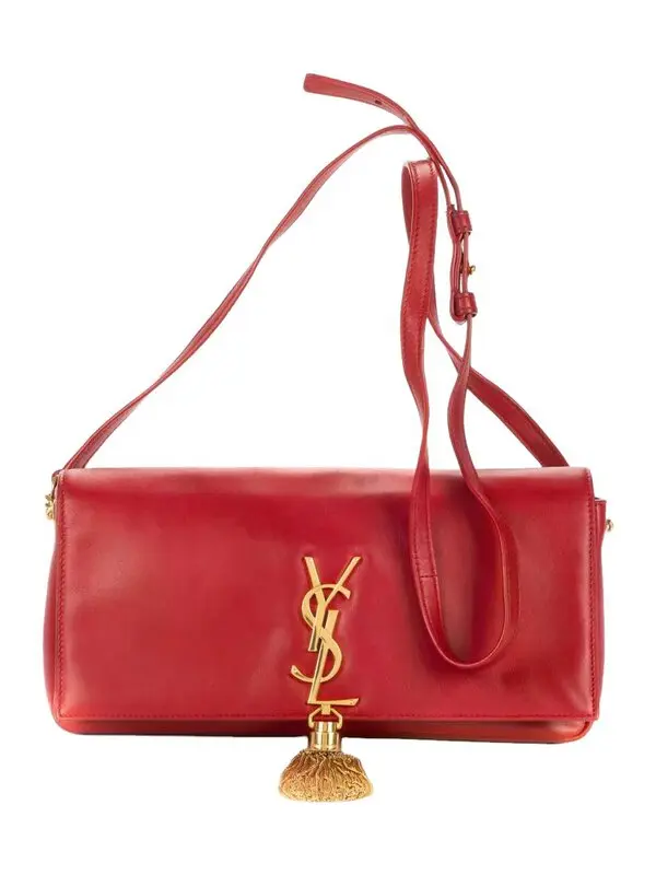 Saint Laurent Kate Tassel Shoulder Bag - Red