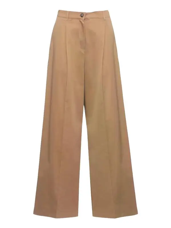 EMME Aceri Pleated Trousers - Neutrals