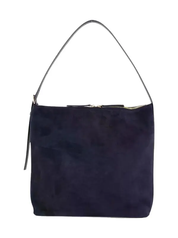A.p.c. Vera Suede Maxi Shoulder Bag - Blue
