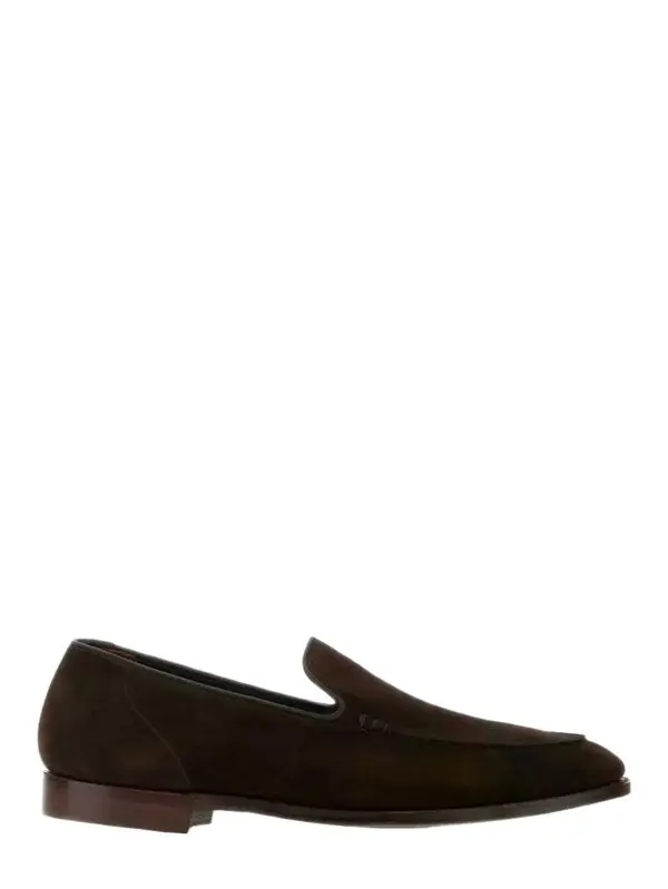 Crockett & Jones Salcombre 2 Suede Loafers - Brown