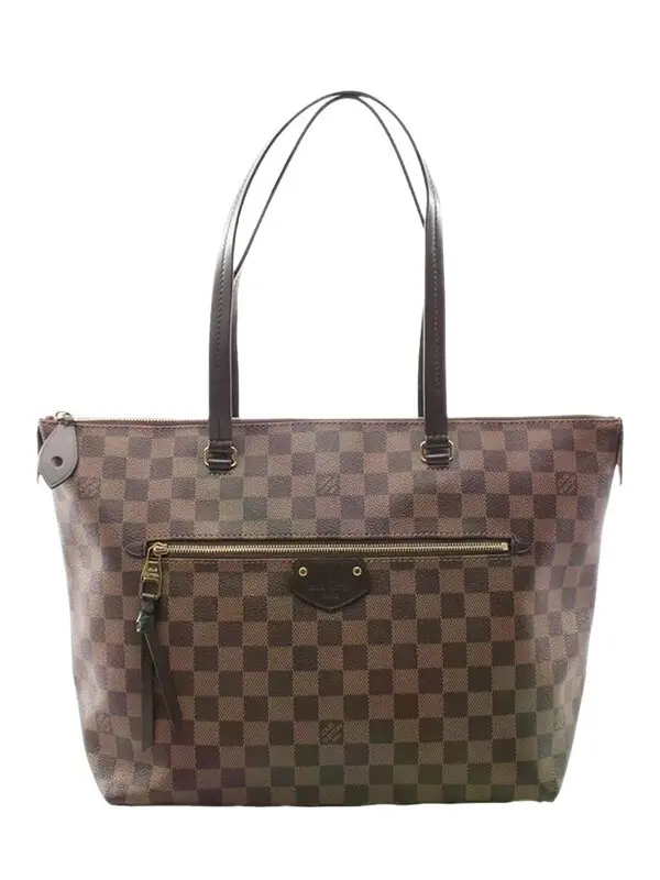 LOUIS VUITTON Damier Ebene Iena Mm Tote Bag - Brown