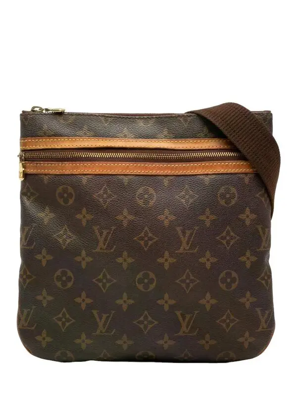 LOUIS VUITTON Monogram Bosphore Pochette Crossbody Bag - Brown