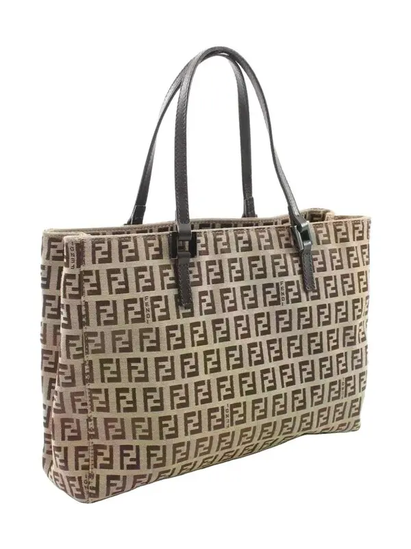 Fendi Zucchino Tote Bag - Neutrals