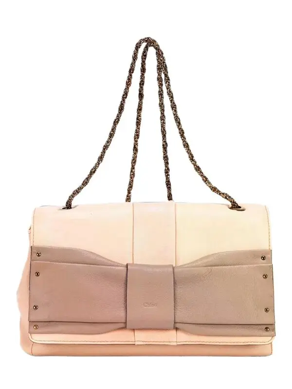 Chloé Small Leather Shoulder Bag - Orange