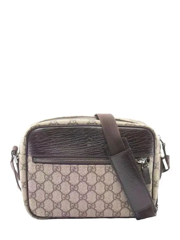Gucci Gg Supreme Crossbody Bag - Neutrals