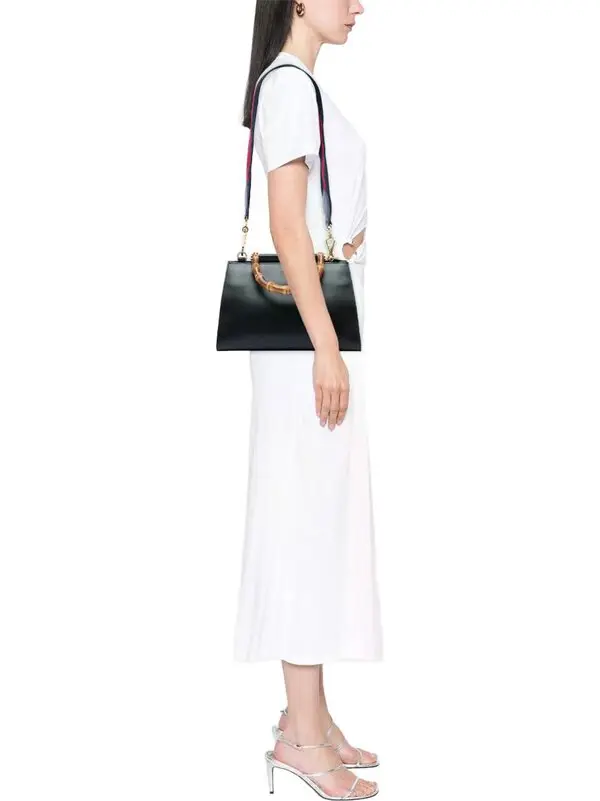 Gucci Small Nymphaea Satchel - Black