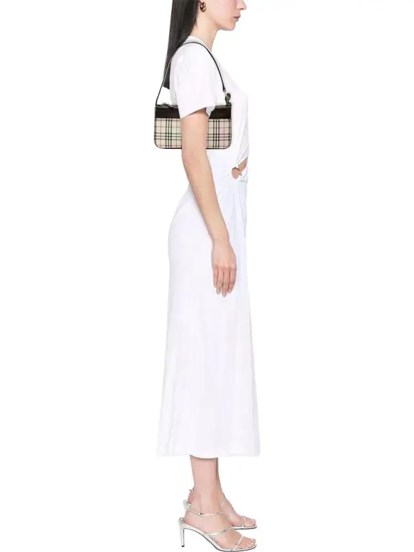 Burberry House Check Canvas Shoulder Bag - Neutrals