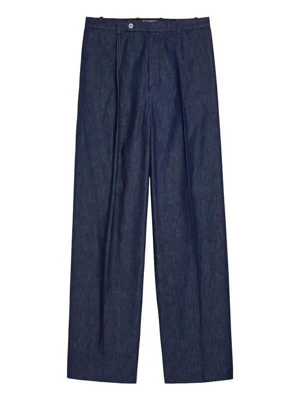 JIL SANDER Straight-leg Denim Trousers - Navy