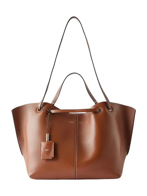 Max Mara Leather Shoulder Bag - Brown