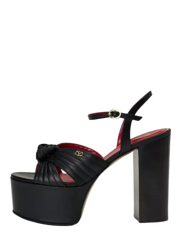 Valentino Garavani Panthea Platform Sandals - Black