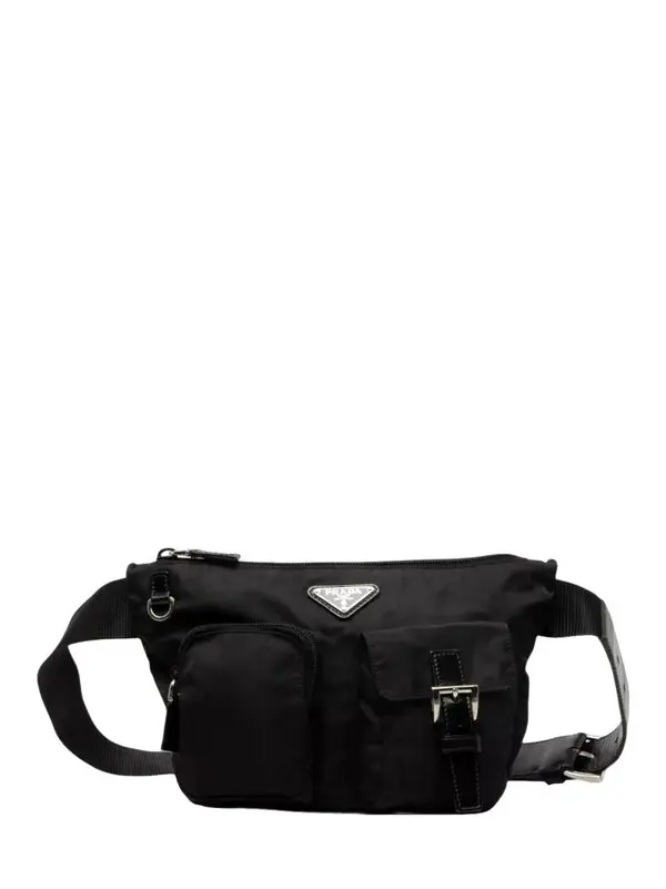 Prada Tessuto Belt Bag - Black