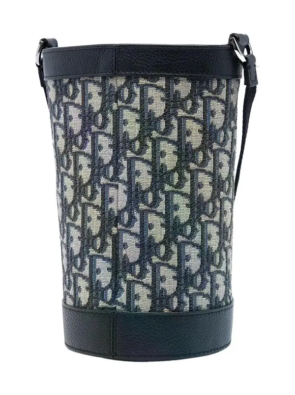 Dior Oblique Canvas Thermo Bottle Holder - Blue
