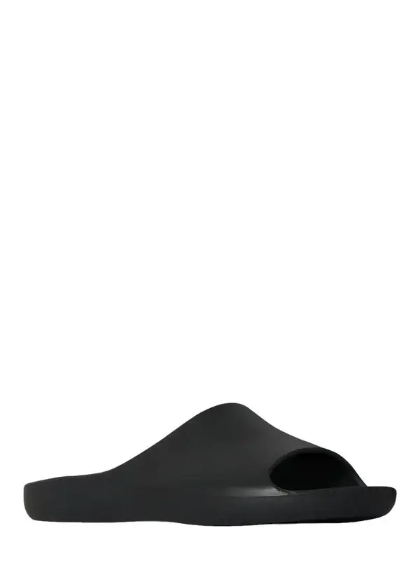 THE ROW Ama Slide Sandals - Black