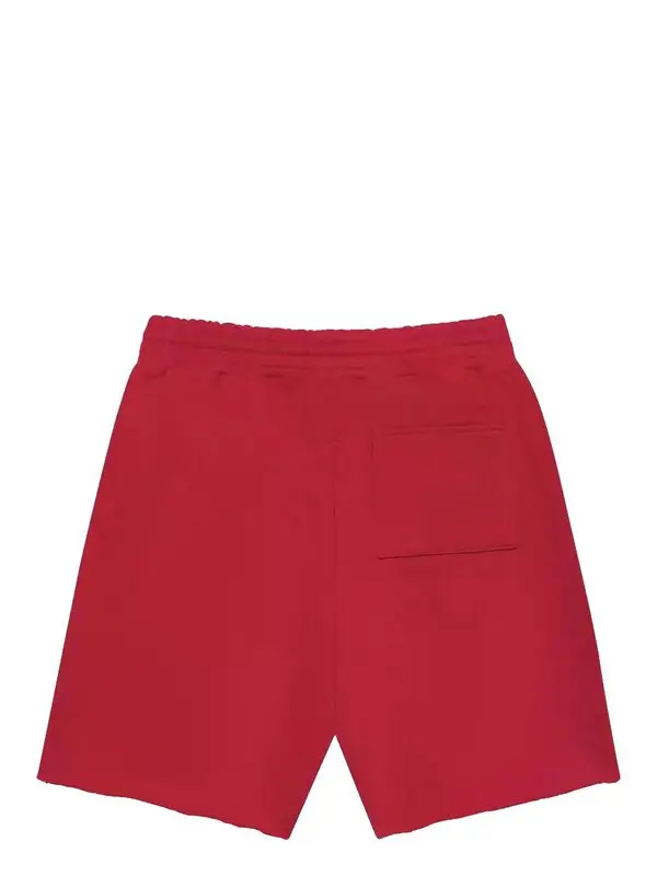 SP5DER Angel Number Graphic-print Shorts - Red