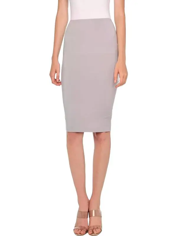 Norma Kamali Straight Skirt - Grey