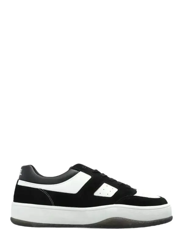 DIESEL® S-d-long Low Leather Low-top Sneakers - Black