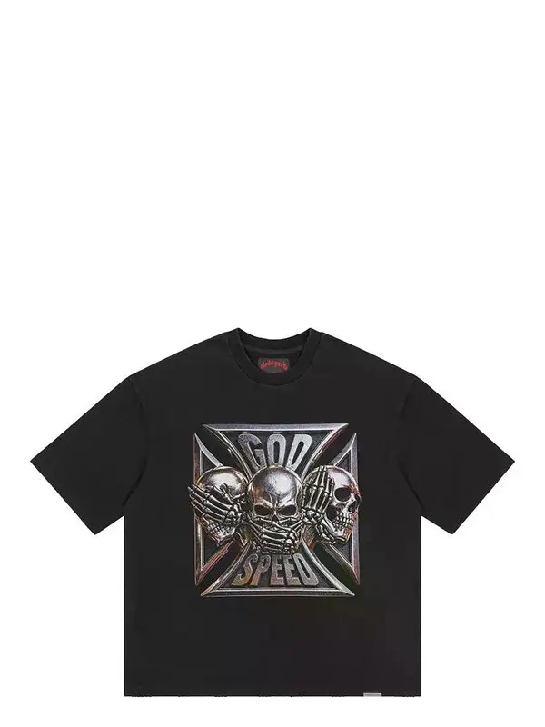 GODSPEED Omerta Graphic-print T-shirt - Black