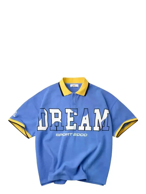 VALE FOREVER Forever Dreams Logo-print Polo Shirt - Blue