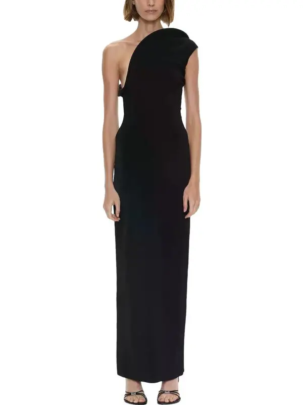 Christopher Esber Concave Wired Maxi Dress - Black
