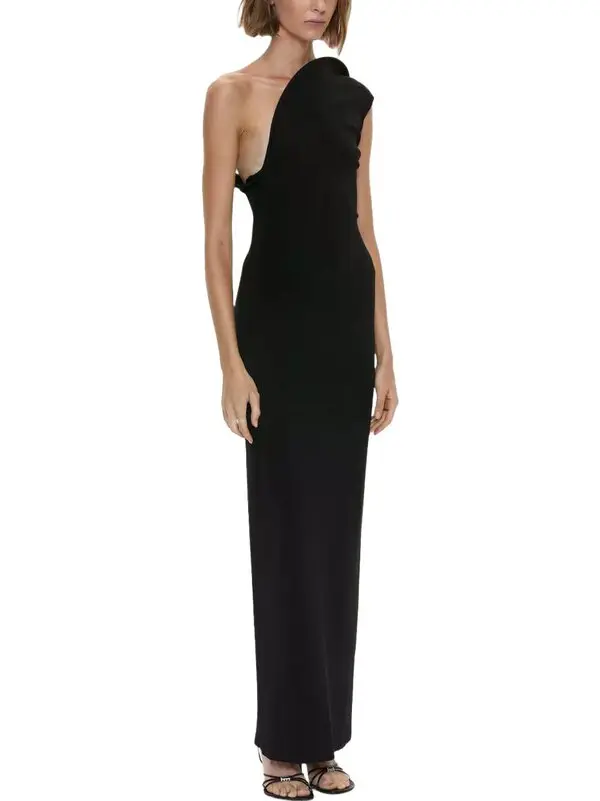 Christopher Esber Concave Wired Maxi Dress - Black