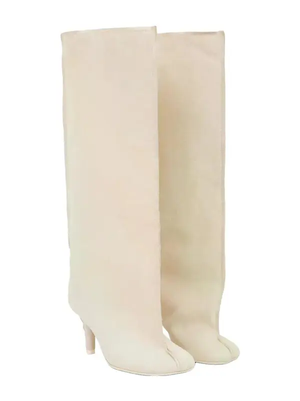 MAISON MARGIELA Anatomic Toe Tubular Shaft Boots - Neutrals