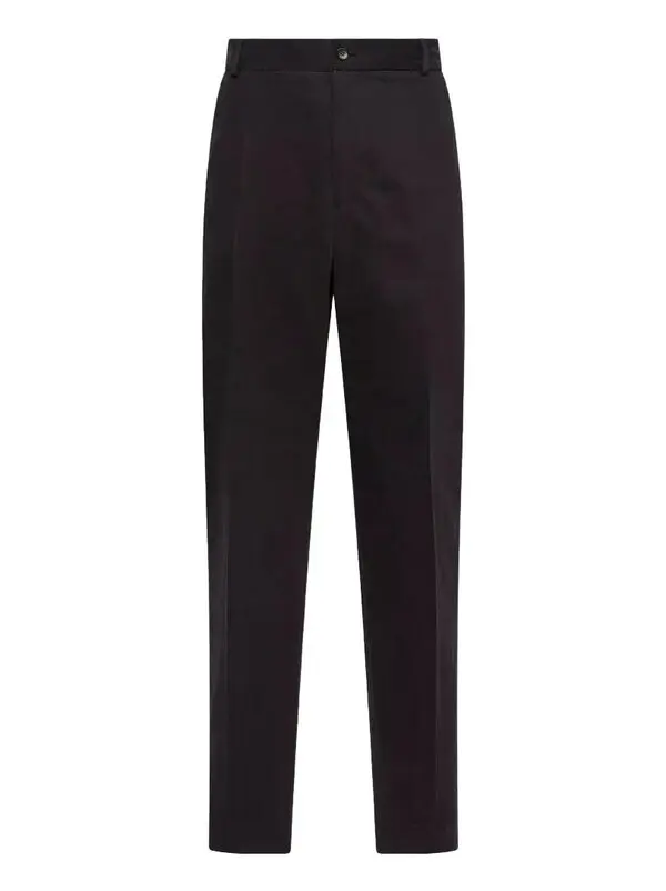 Moncler Pressed Crease Trousers - Black