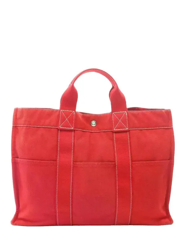 Hermès Sac Deauville Mm Tote Bag - Red