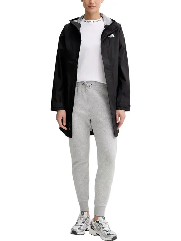 The North Face Hooded Ripstop Packable Parka Coat - Black