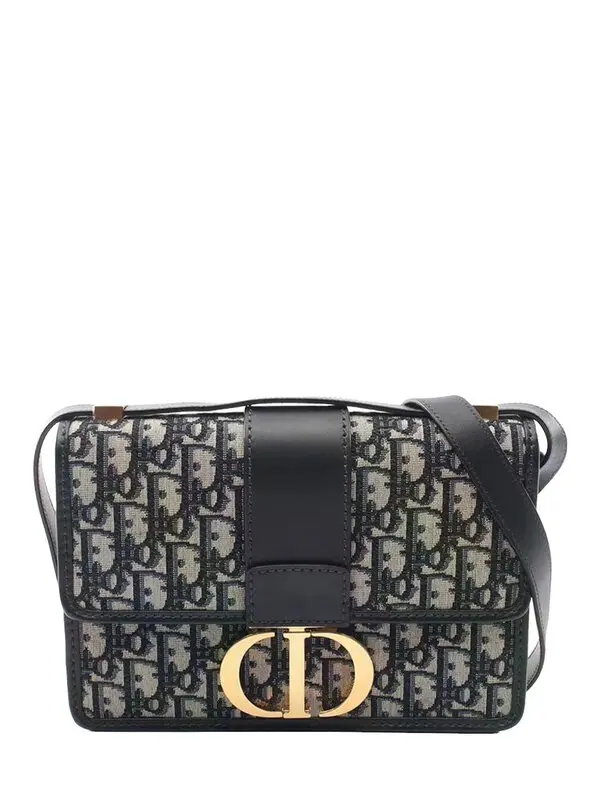 Dior 30 Montaigne Flap Crossbody Bag - Blue