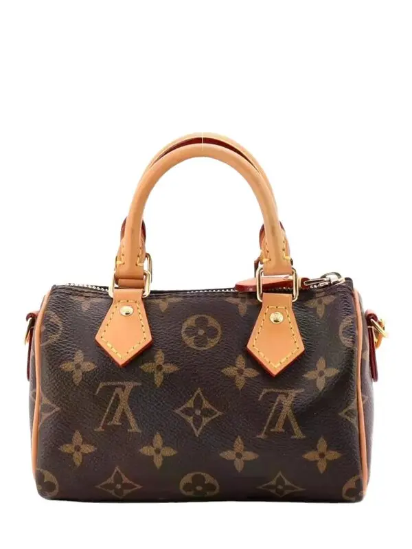 LOUIS VUITTON Speedy Bandouliere Nm Bag Monogram Canvas Nano - Brown