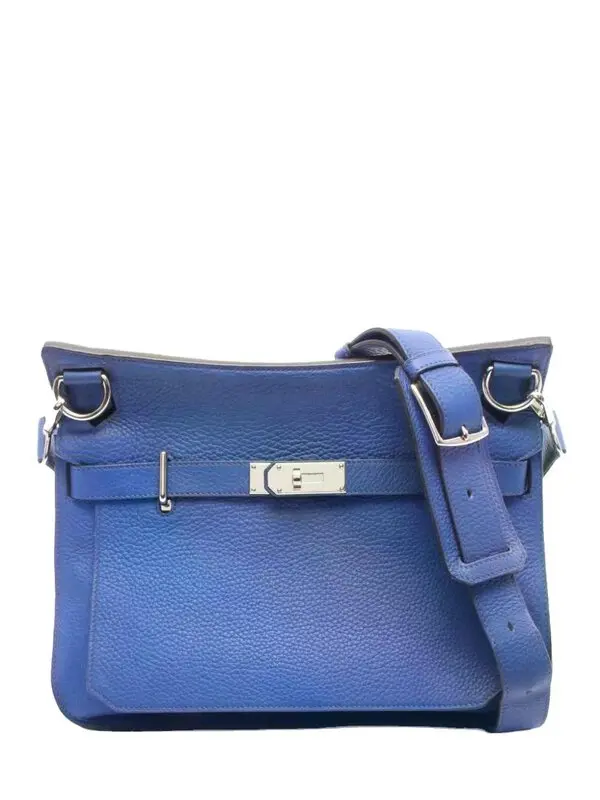 Hermès Clemence Jypsiere 31 Crossbody Bag - Blue