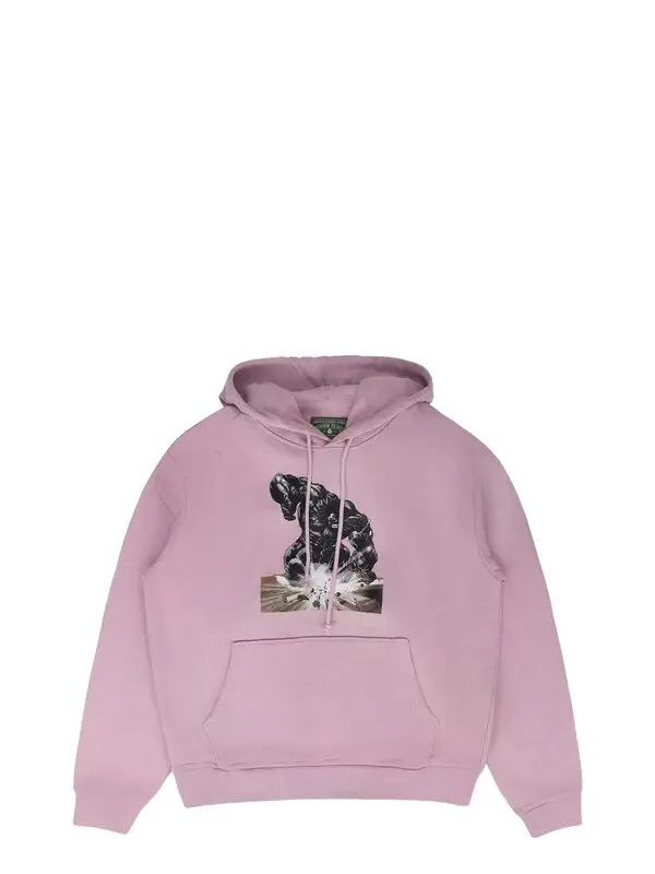 DENIM TEARS Graphic Hoodie - Pink