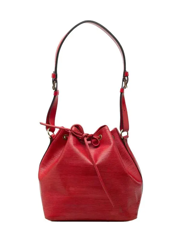 LOUIS VUITTON Epi Petit Noe Bucket Bag - Red