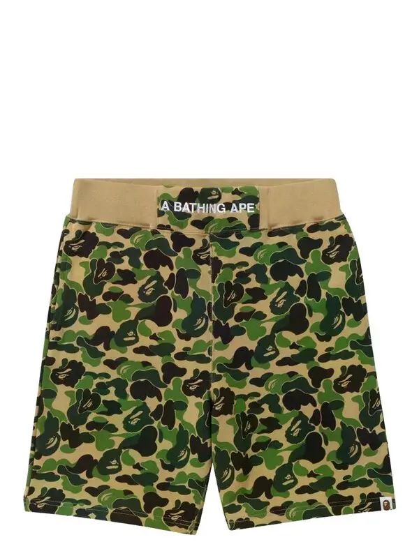 A BATHING APE Abc Camo Shorts - Neutrals