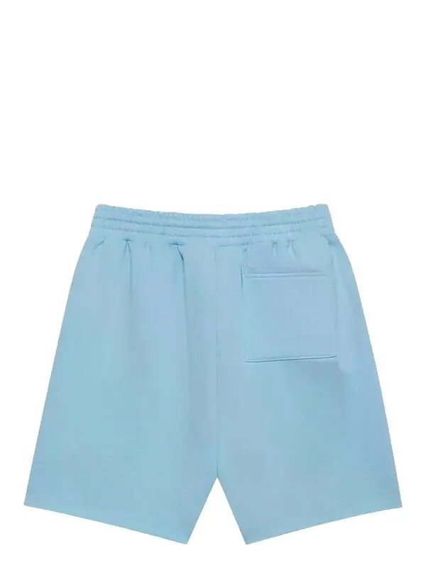 SP5DER Logo Print Jersey Shorts - Blue