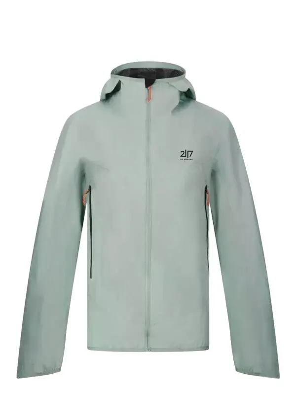 2117 OF SWEDEN Hooded Logo Jacket - Grey