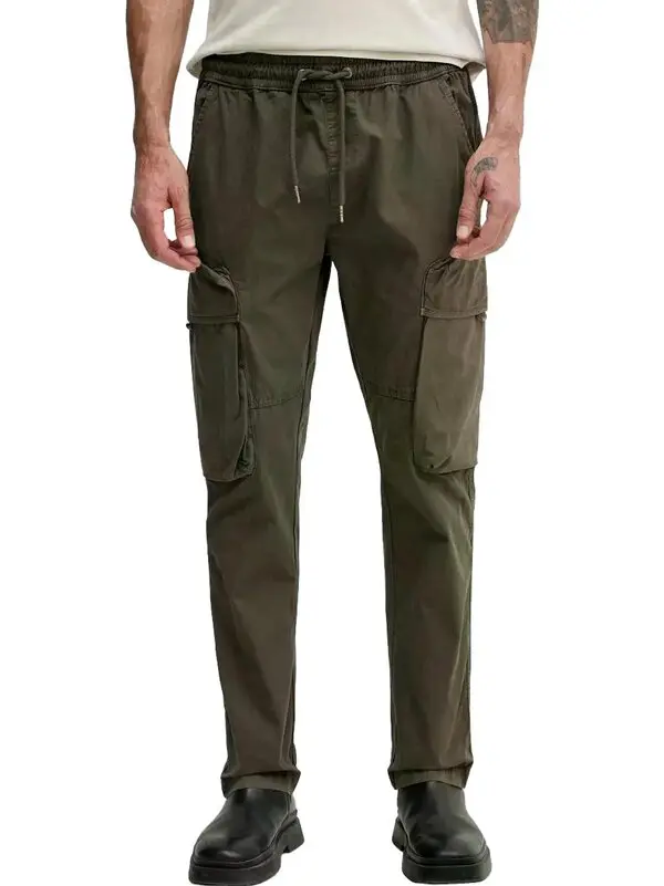 Alpha Industries Cargo Drawstring Waist Trousers - Green