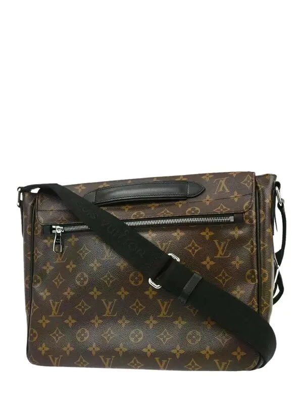 LOUIS VUITTON Monogram Macassar Clarence Shoulder Bag - Brown