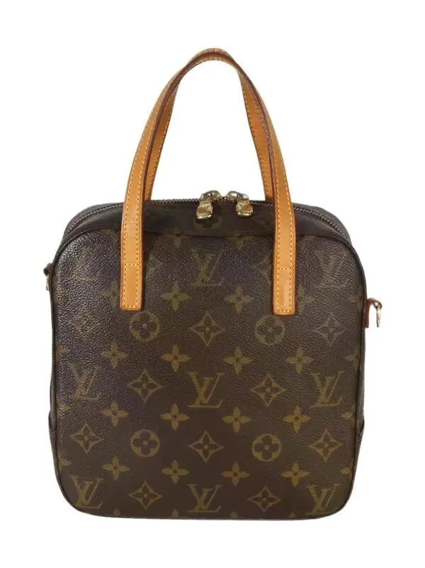 LOUIS VUITTON 2002 Spontini Tote Bag - Brown