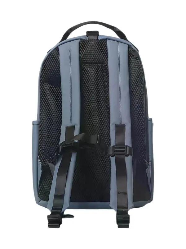 Rains Clip-front Logo-embossed Backpack - Blue